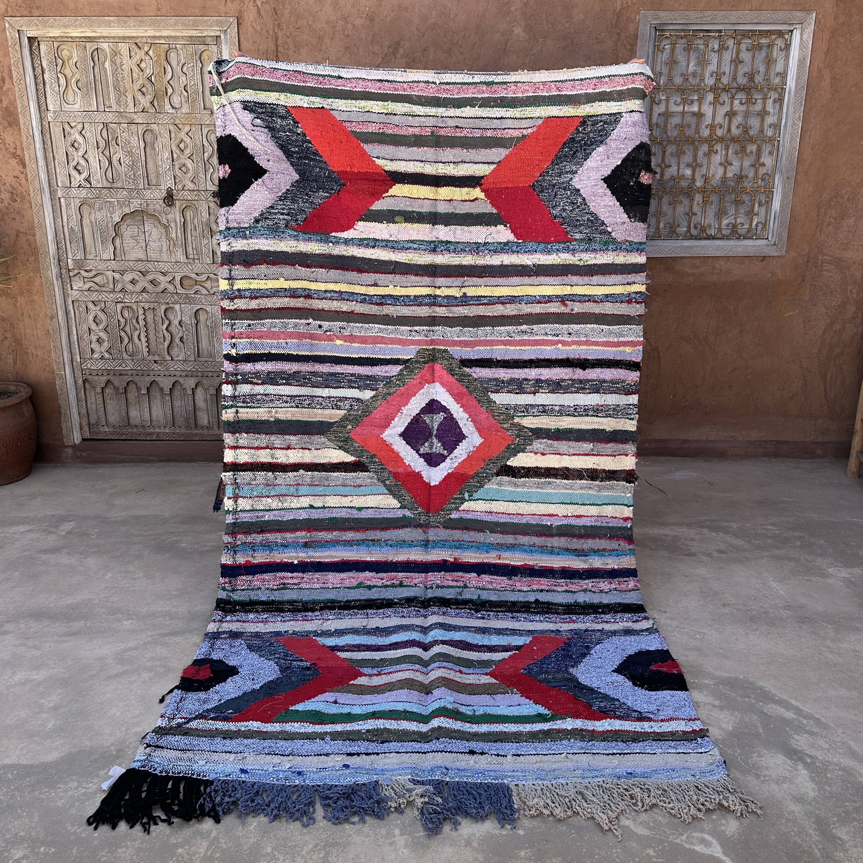 Tapis Marocain coloré - 152 x 263 cm | Selency