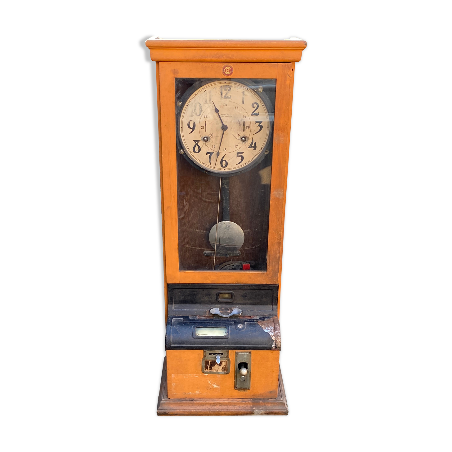 Ancienne pointeuse d'usine | Selency