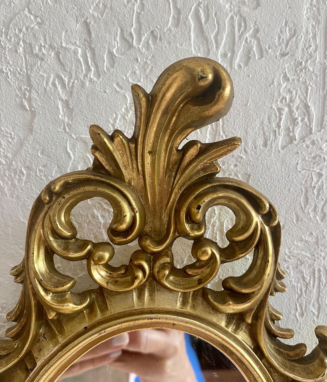 Ancien miroir à cadre style baroque, roberta wood | Selency