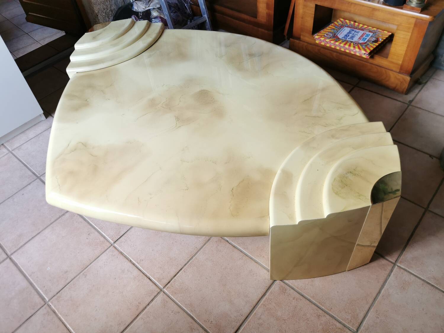 Table basse laqué vintage | Selency