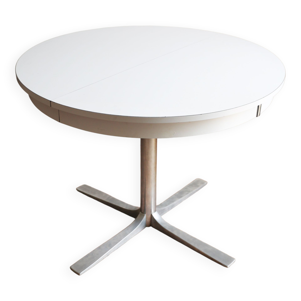 Table ronde avec rallonge Roche et Bobois, 1973 | Selency