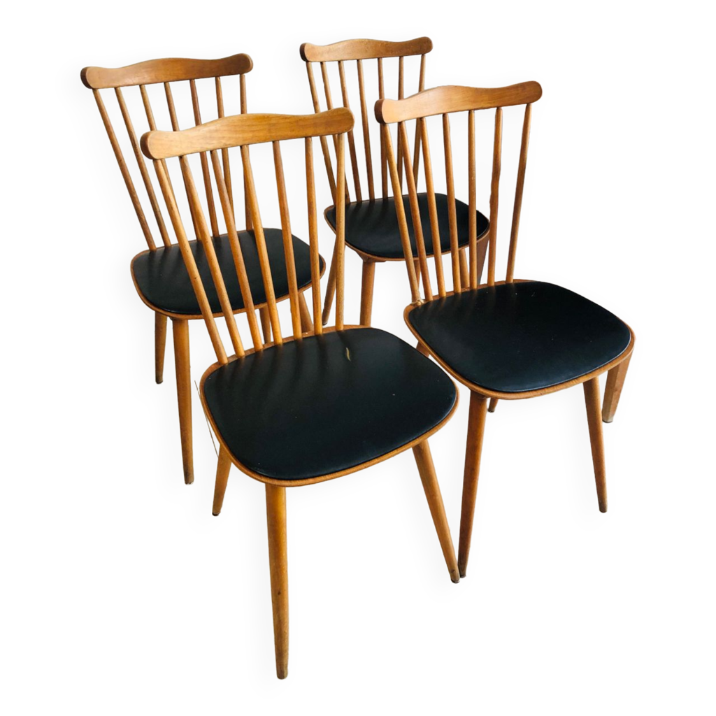 4 chaises Baumann « Sonate », 1970 | Selency
