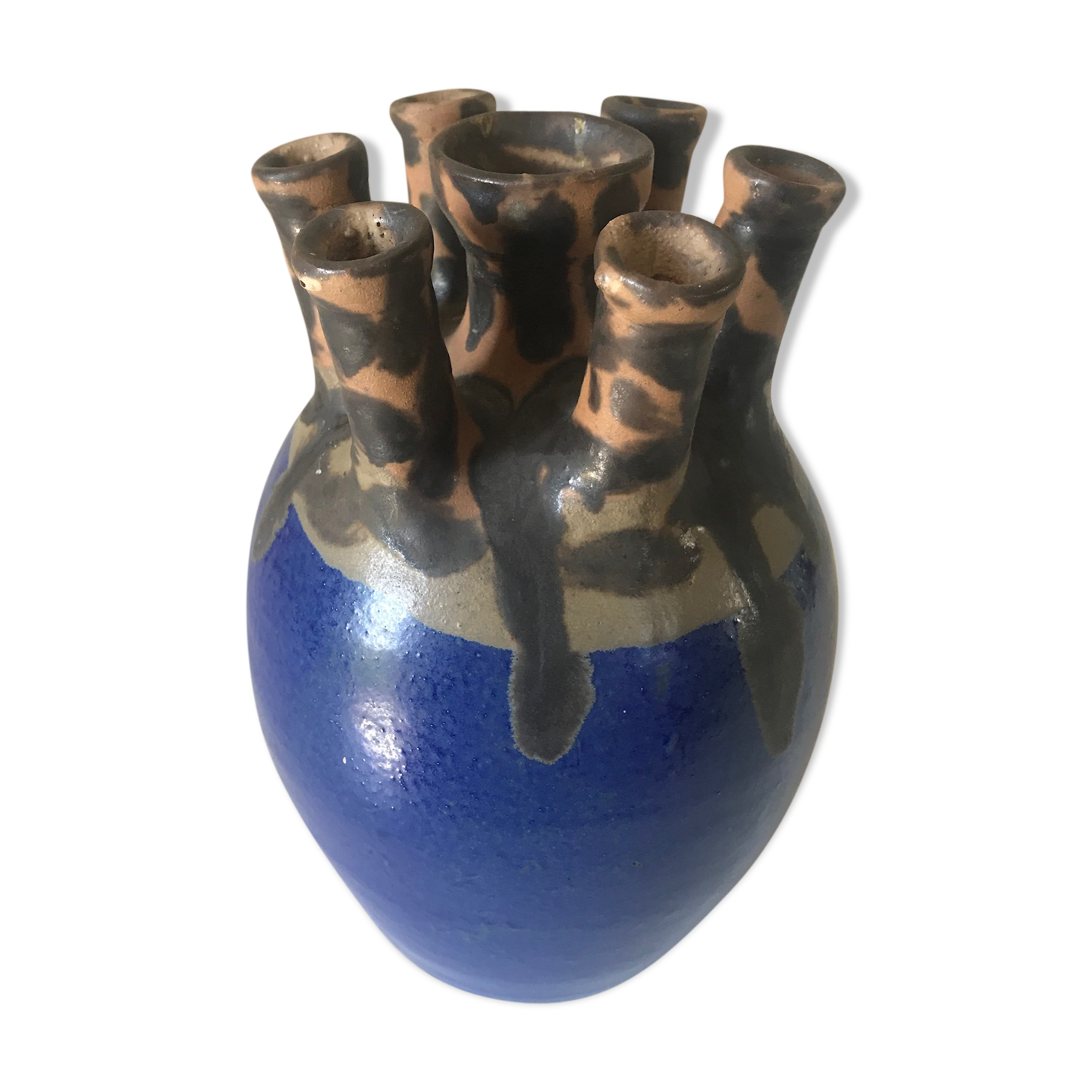 Ceramique vase design joseph Talbot la borne 1950 | Selency