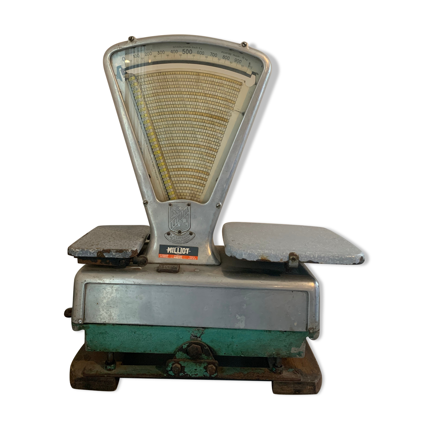 Balance ancienne à plateaux | Selency