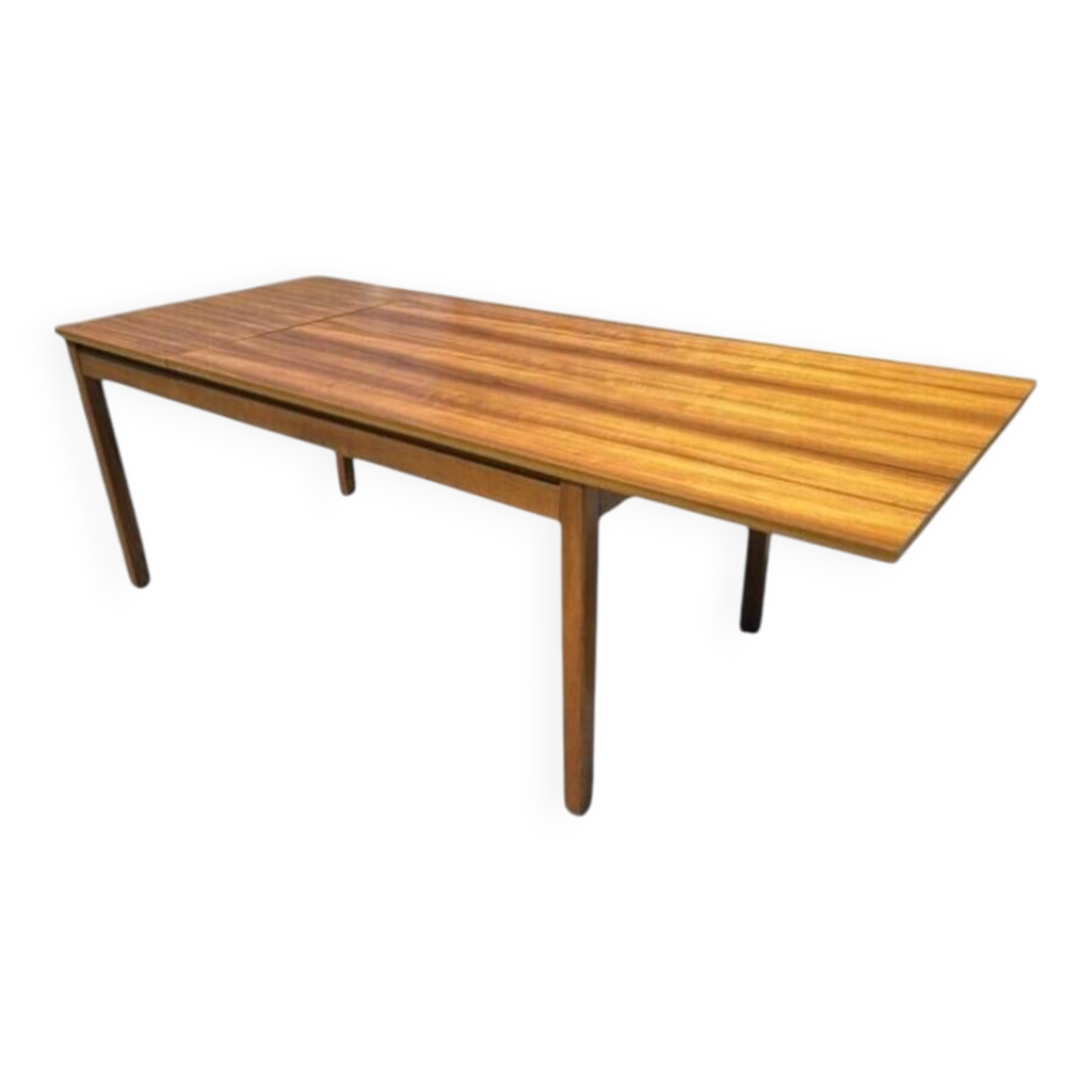 Table scandinave extensible en teck des années 60 | Selency