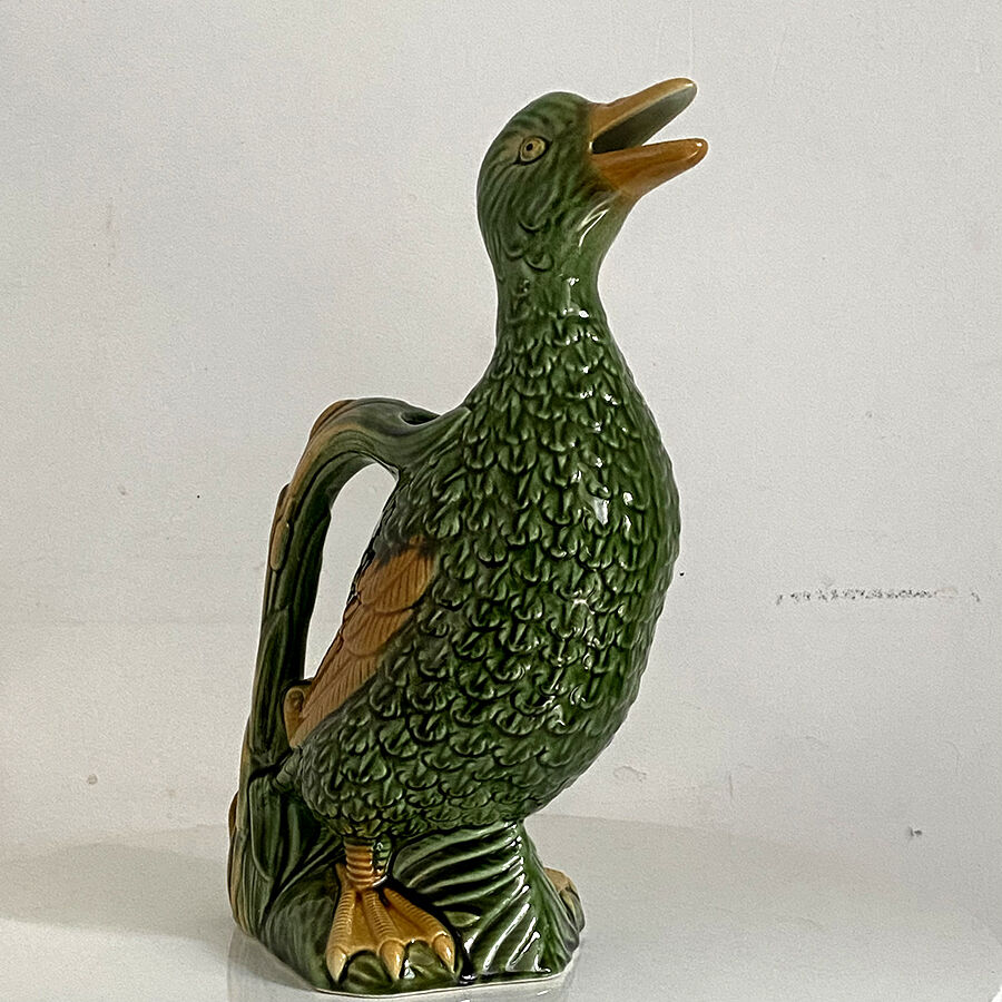 Pichet en barbotine de Saint Clément modèle Canard | Selency