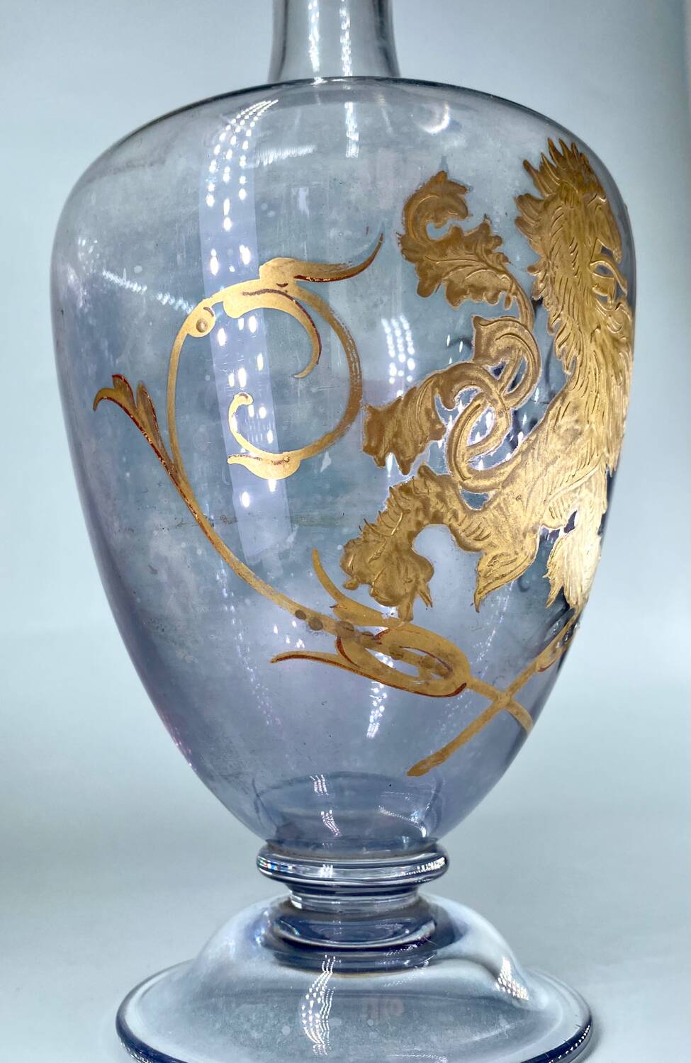 Carafe à vin baccarat peunt ou lion « héraldique » | Selency