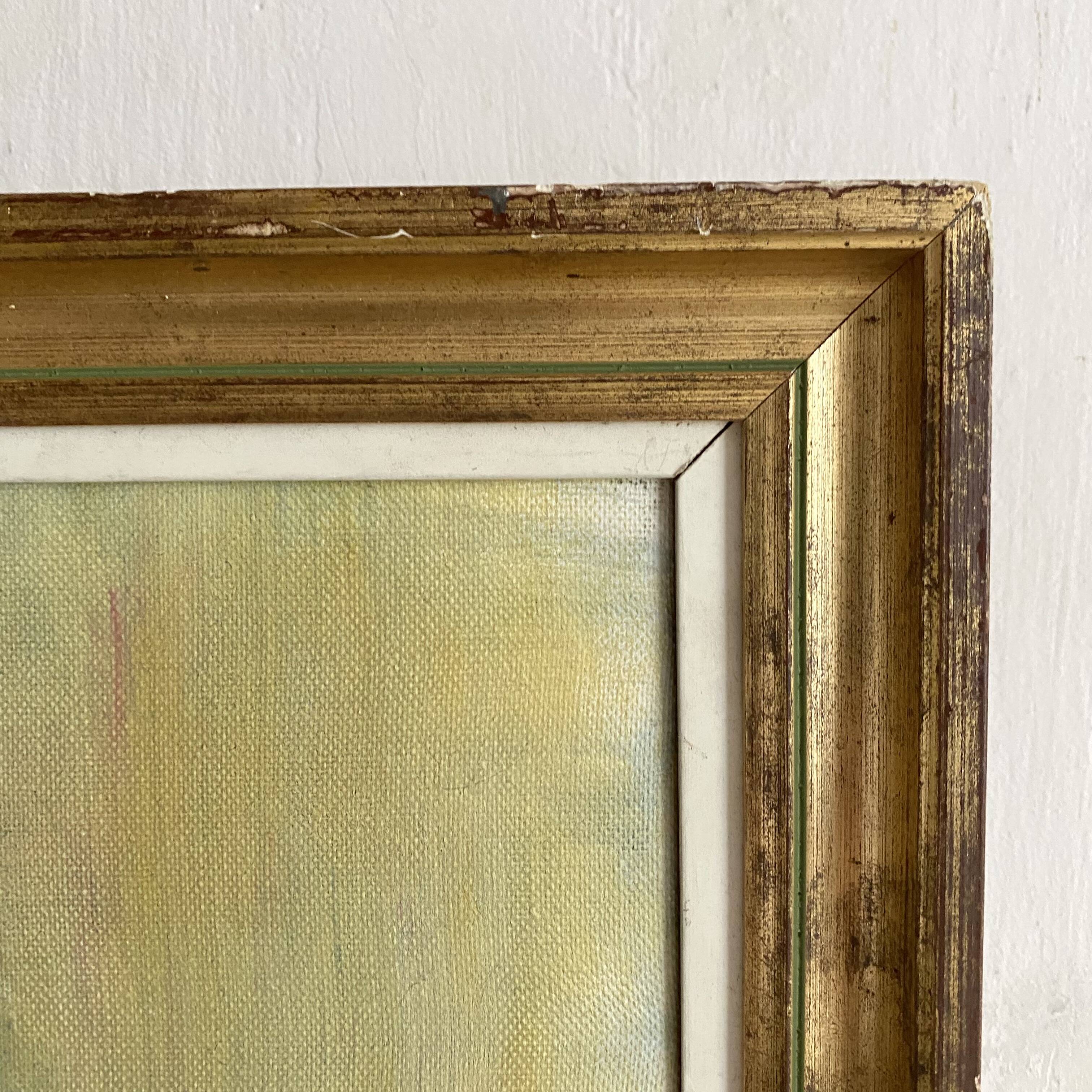 Nature morte bouquet de fleurs chrysanthèmes, huile sur toile | Selency