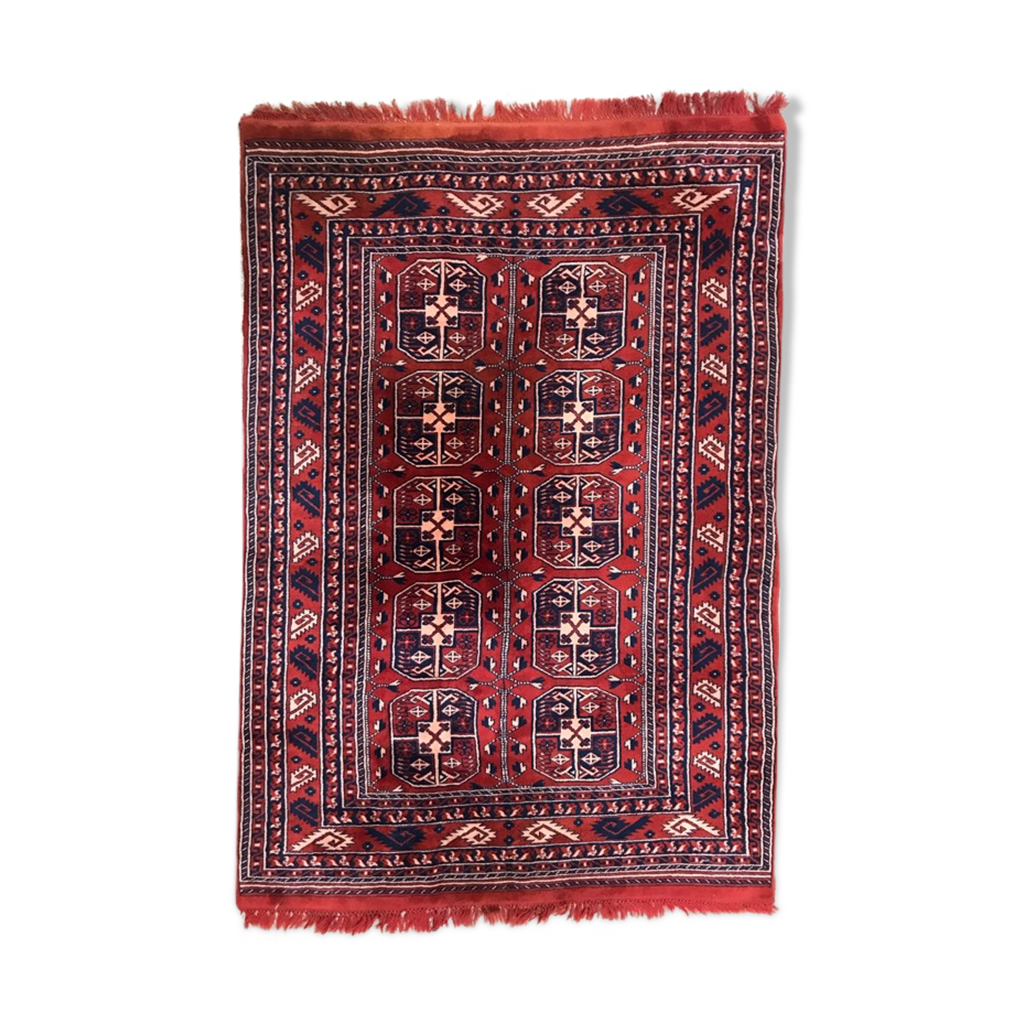 Tapis persan kurde motif turkmen 190x275 cm | Selency