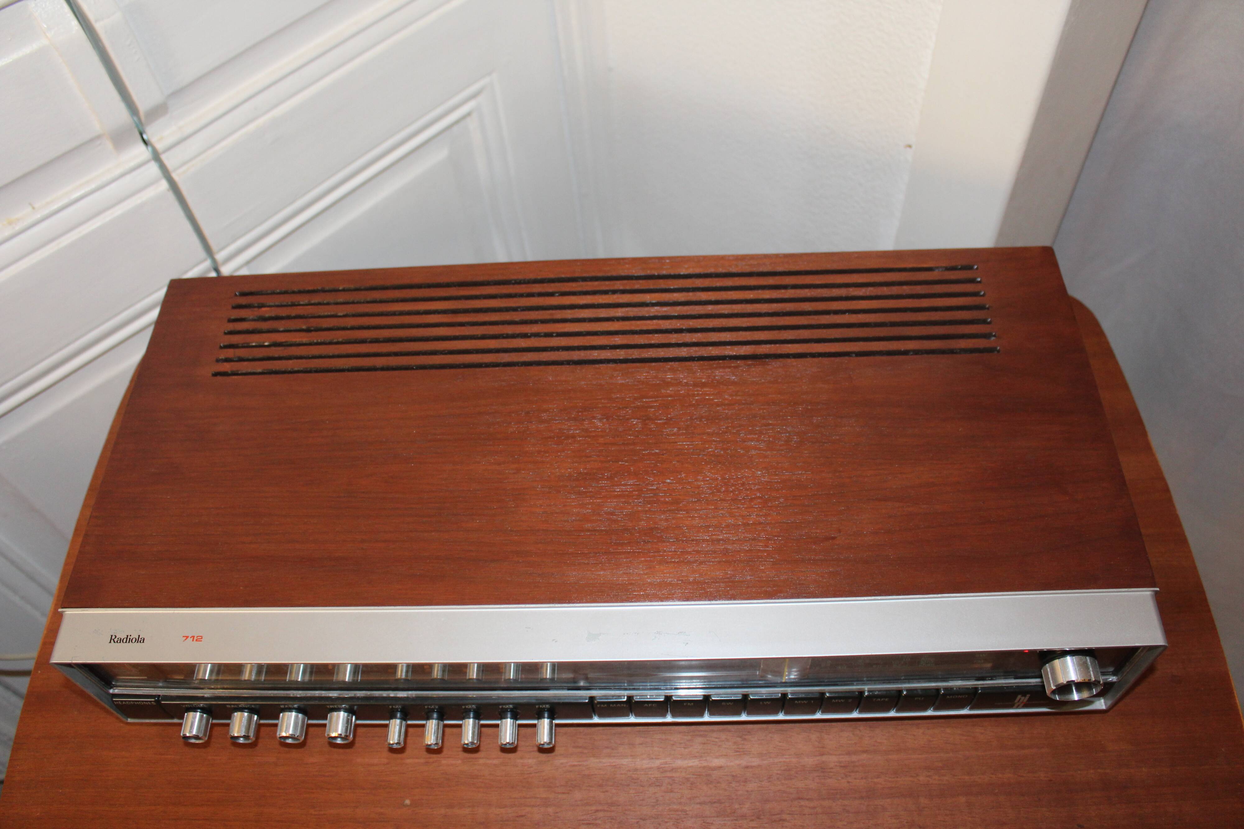 Amplificateur-tuner hifi vintage radiola (philips) type rh 712 (1972 ...