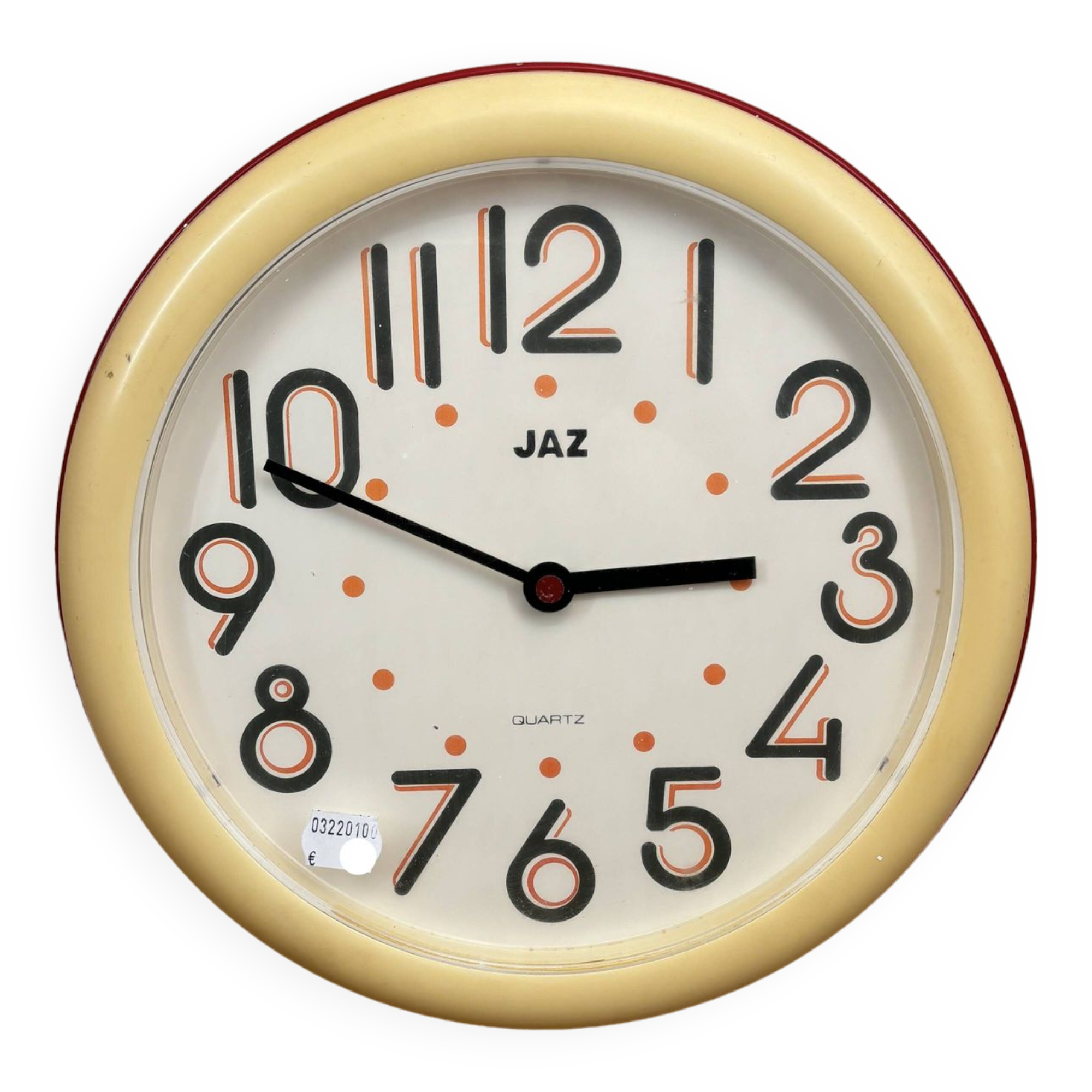 Yellow Jaz clock | Selency