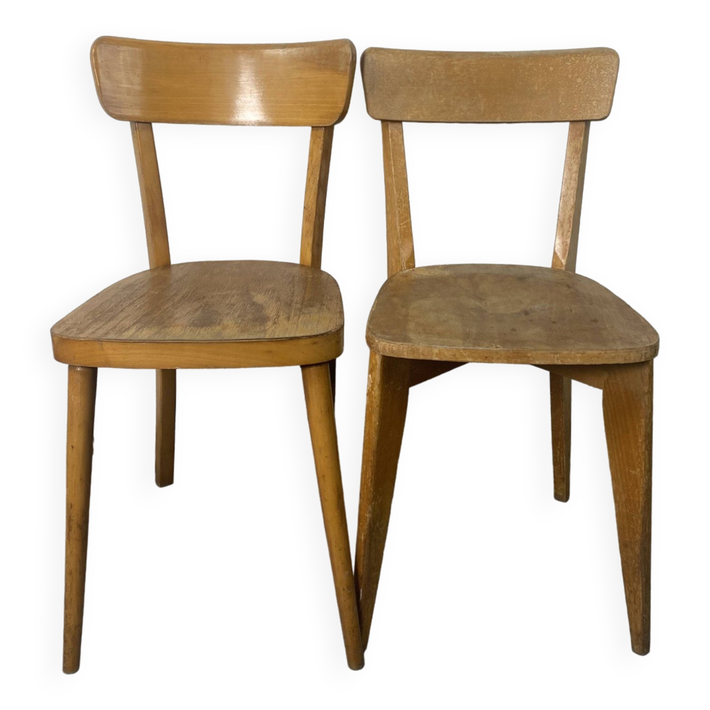 2 chaises bistrot dépareillés | Selency