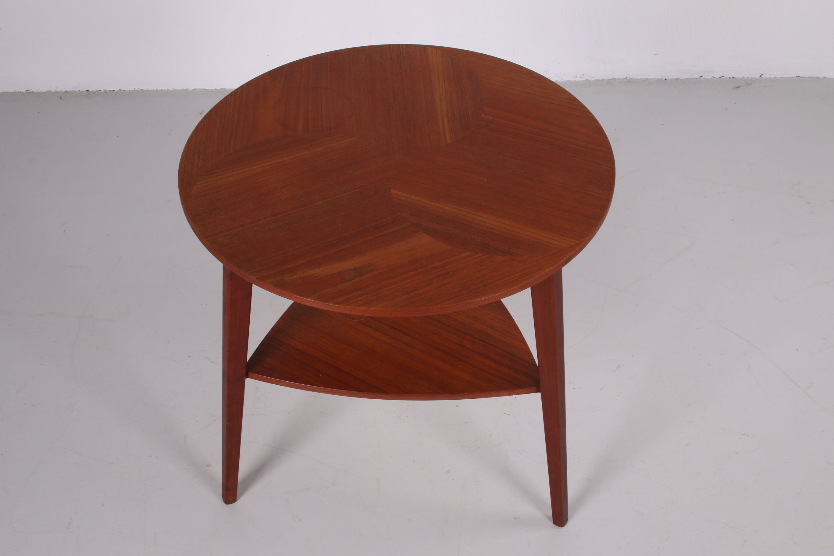 Midcentury Teak End Table by Holger Georg Jensen for Kubus, circa 1960 ...