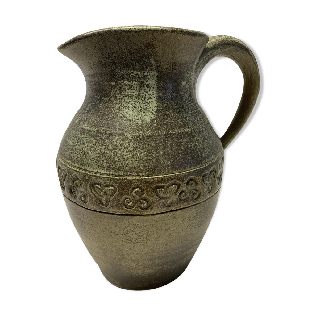 Pichet en grès signé | Selency