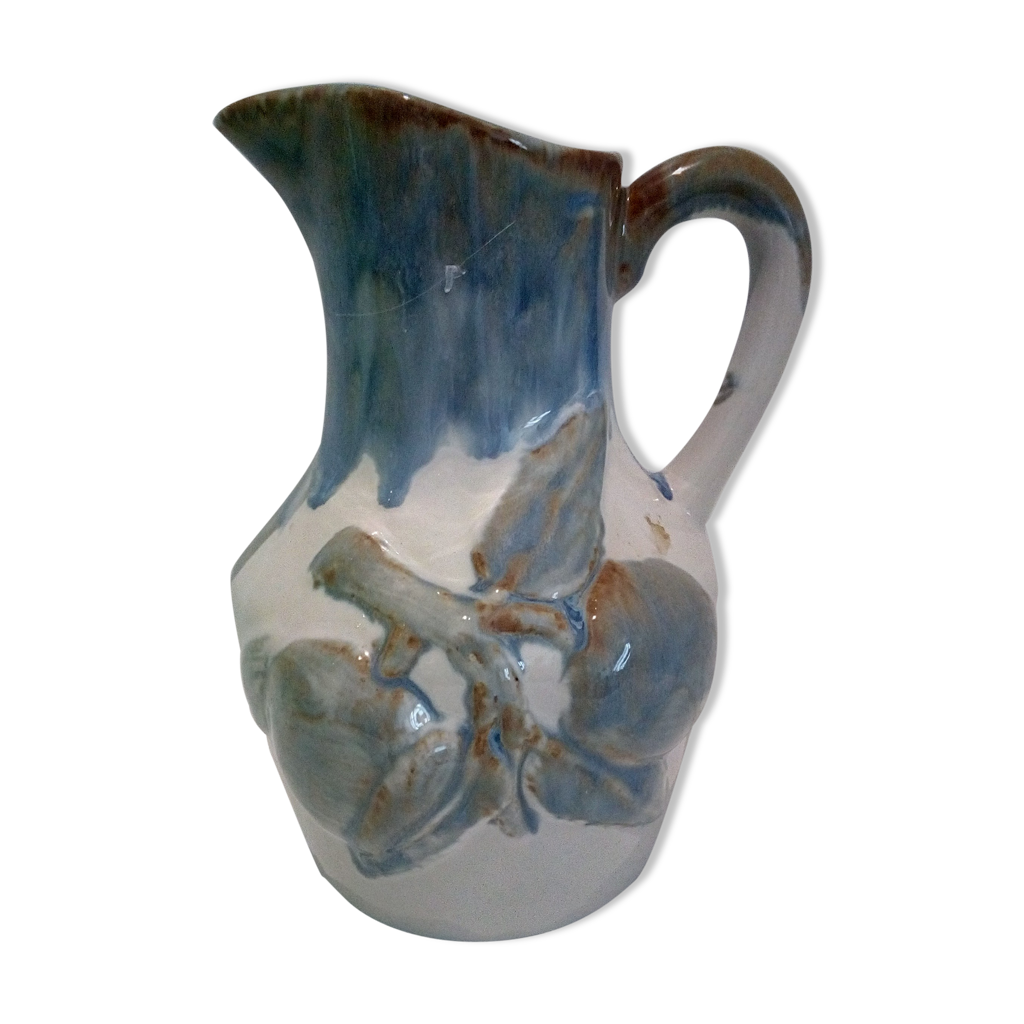 Pichet bleu et gris Rhoda | Selency