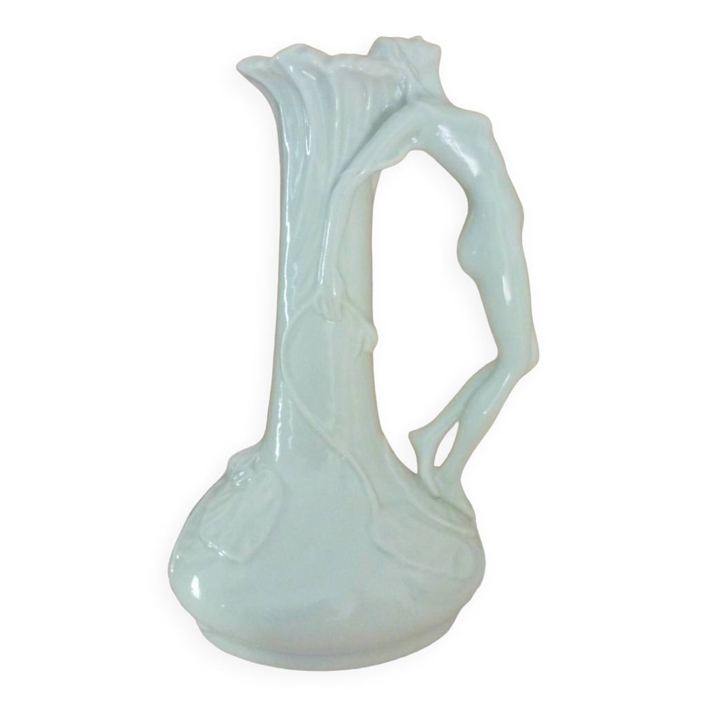 Pichet céramique émaillée érotique, art nouveau | Selency