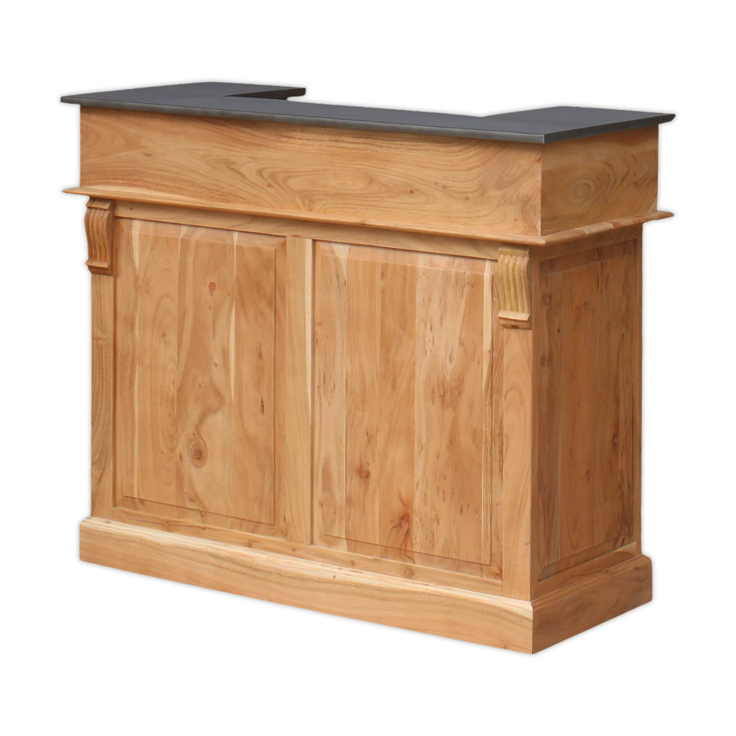 Comptoir bar en bois massif neuf 120cm | Selency