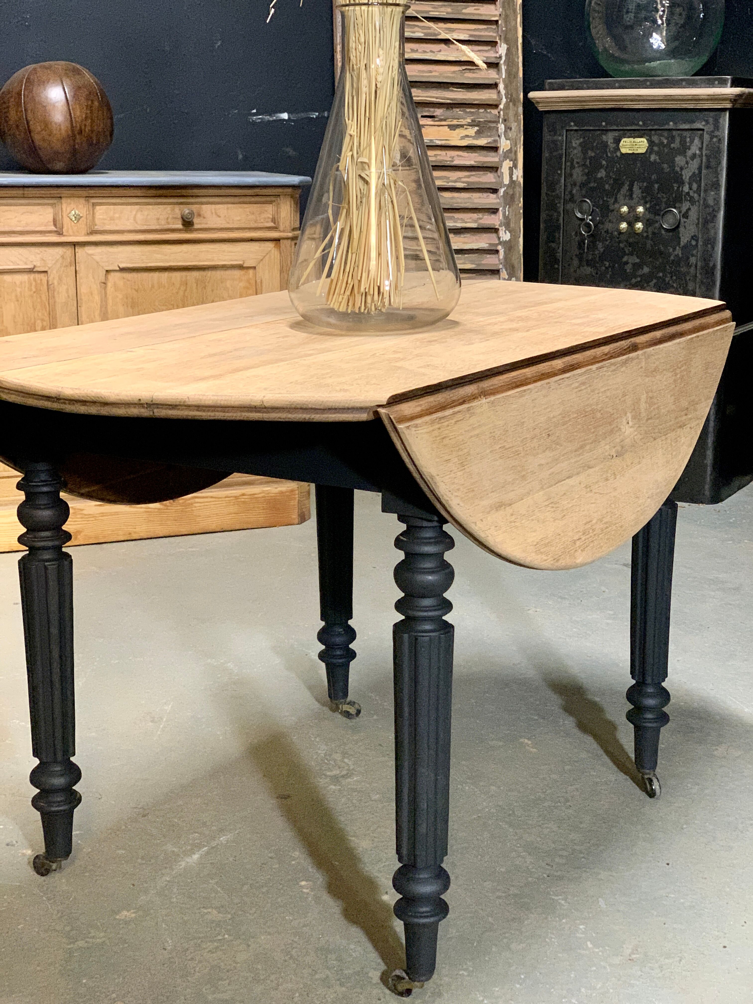 Table à volets en chêne | Selency