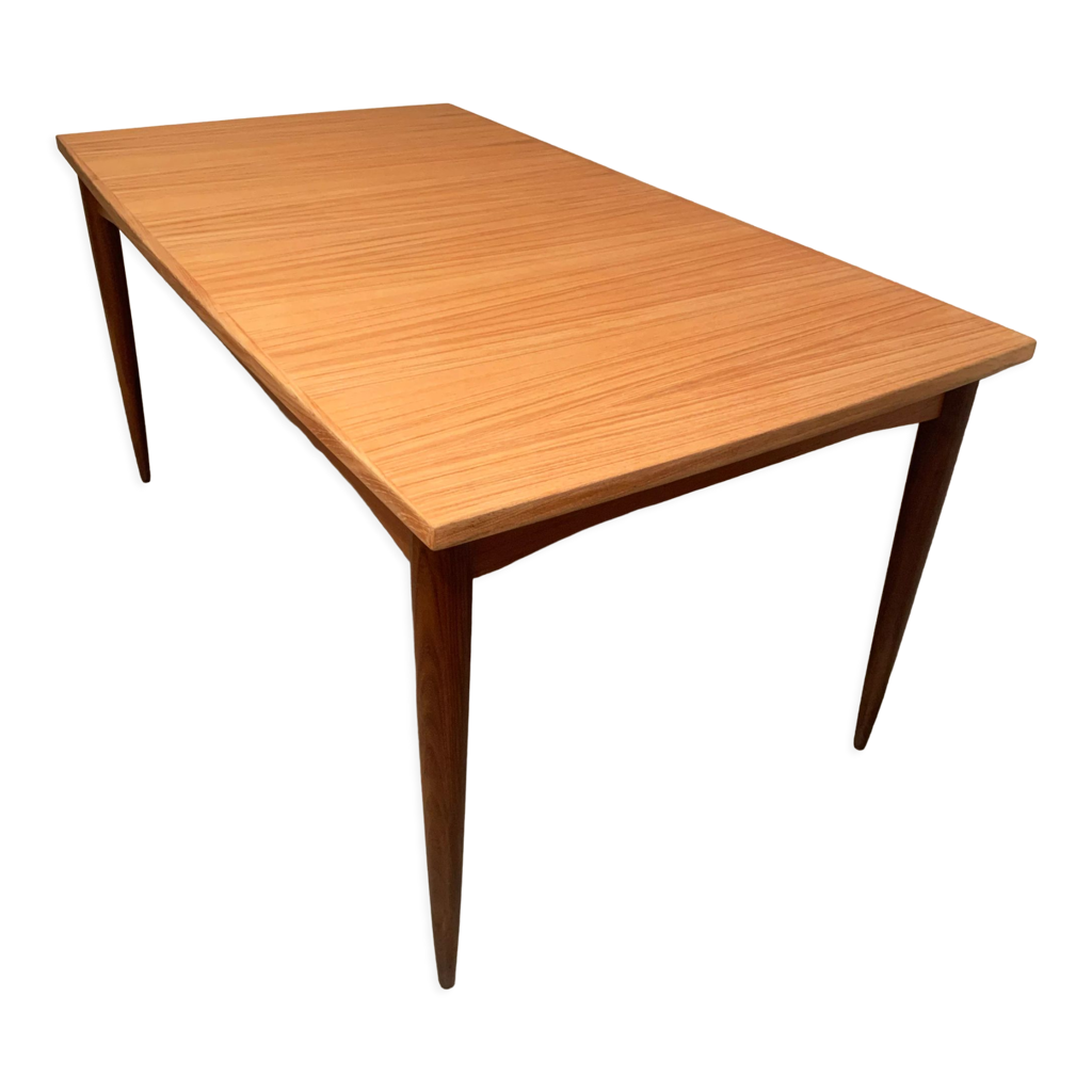 Table vintage scandinave extensible, années 60 | Selency