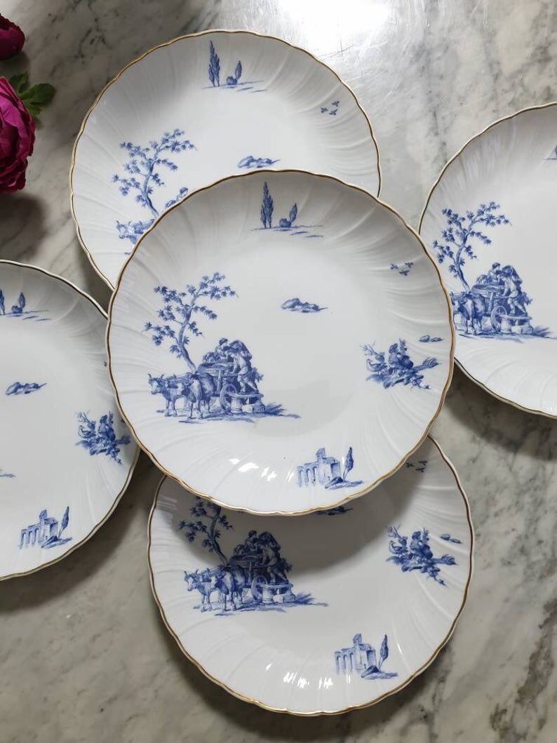 Assiettes Porcelaine Limoges Anciennes