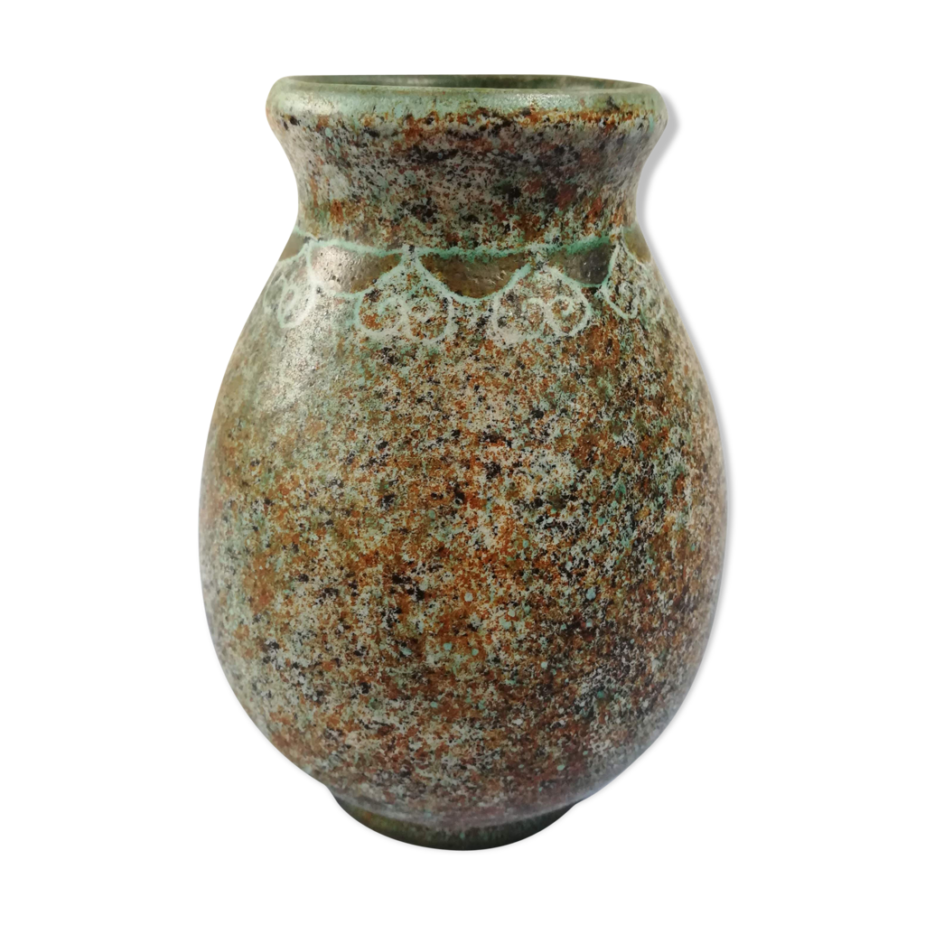 Bernard Buffat vase en grès céramique xxème 1970 la grange aux potiers ...