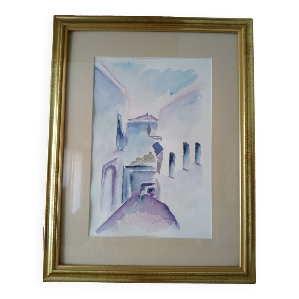 Aquarelle signée | Selency