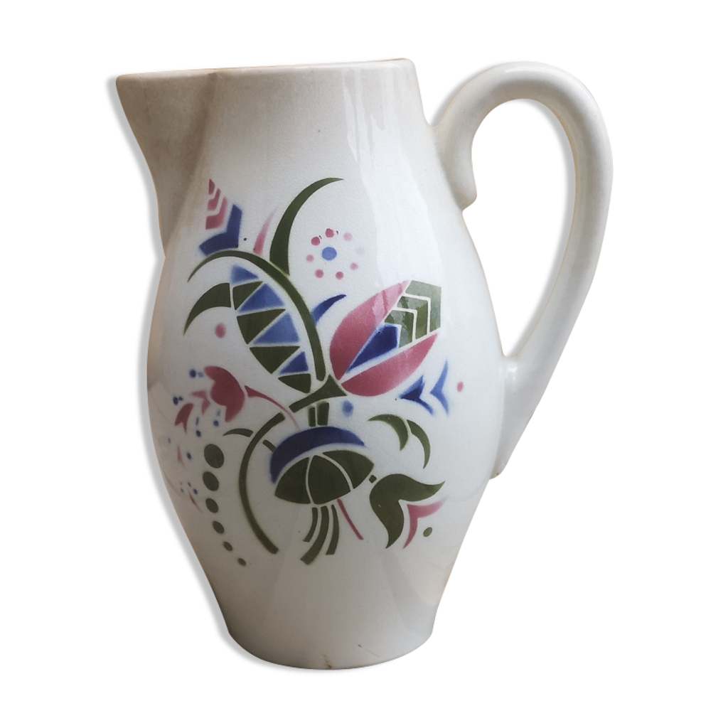 Pichet en Faience de Lunéville pour les Galeries Lafayette | Selency