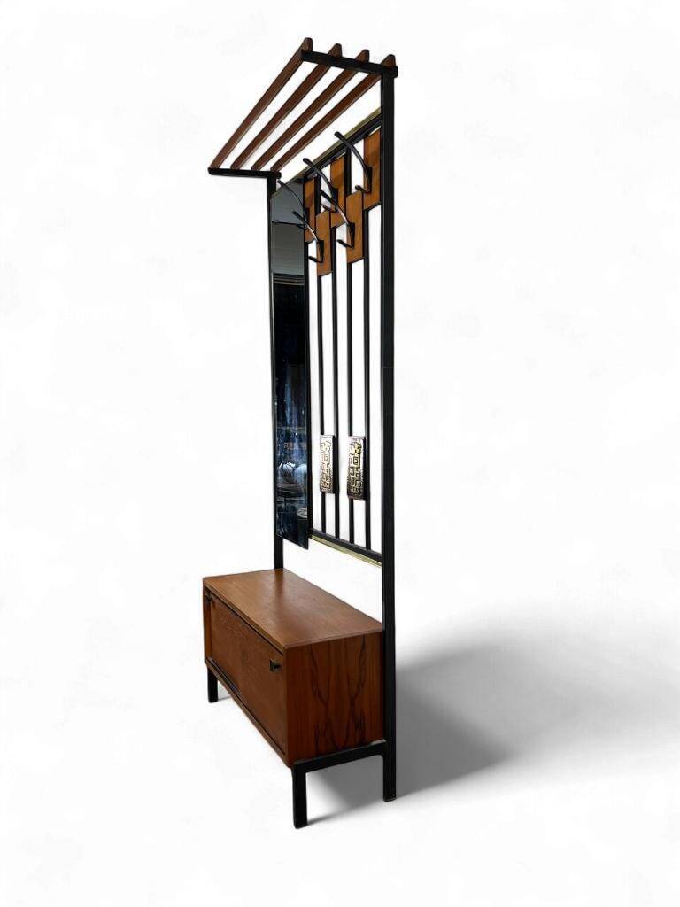 Vintage freestanding coat rack / 'Alfred Hendrickx' floor coat rack ...