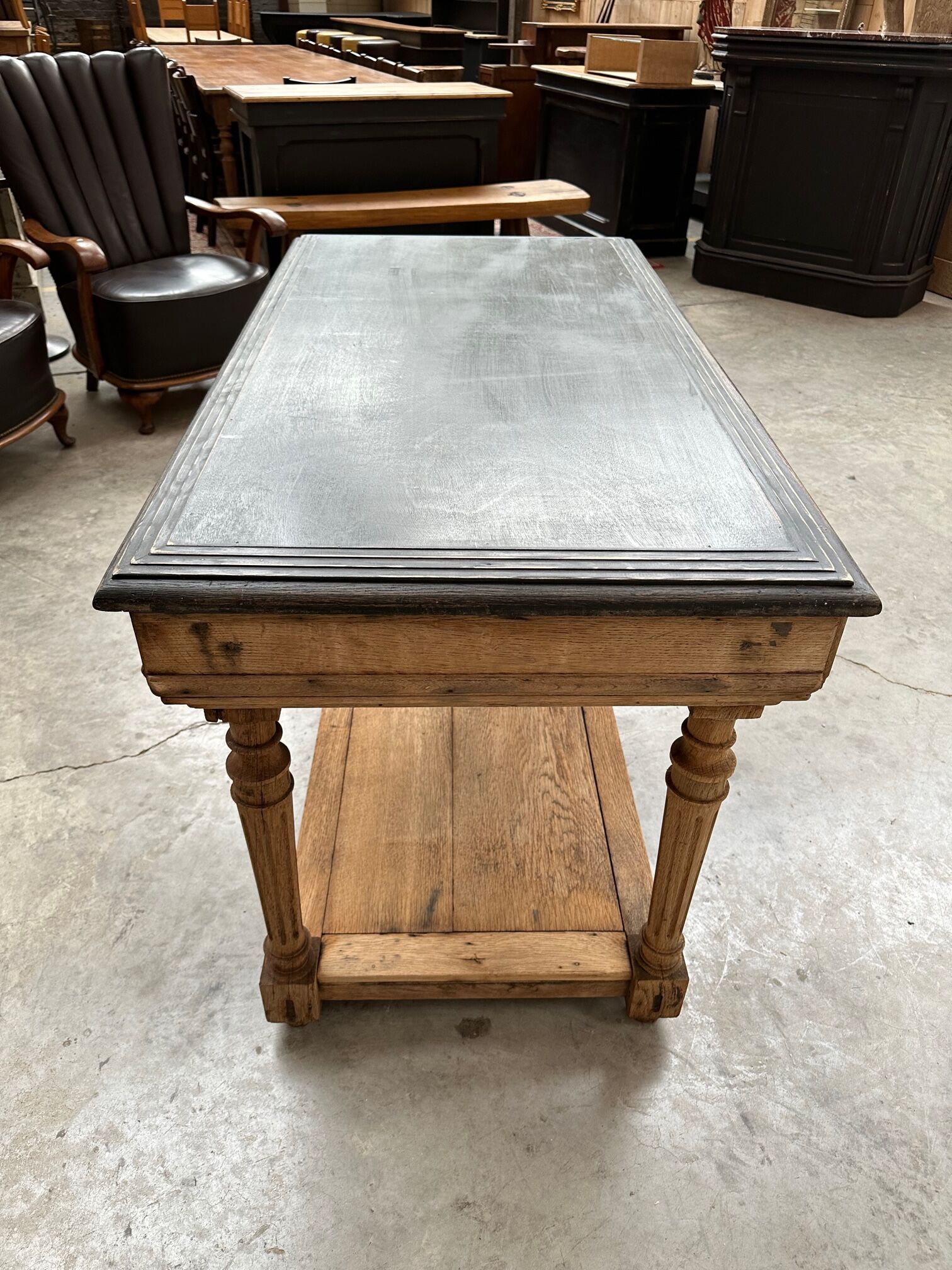 Table de drapier en chêne début XXème | Selency