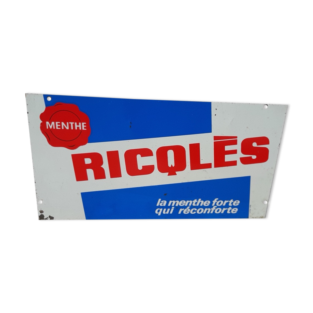 Plaque publicitaire en tôle | Selency