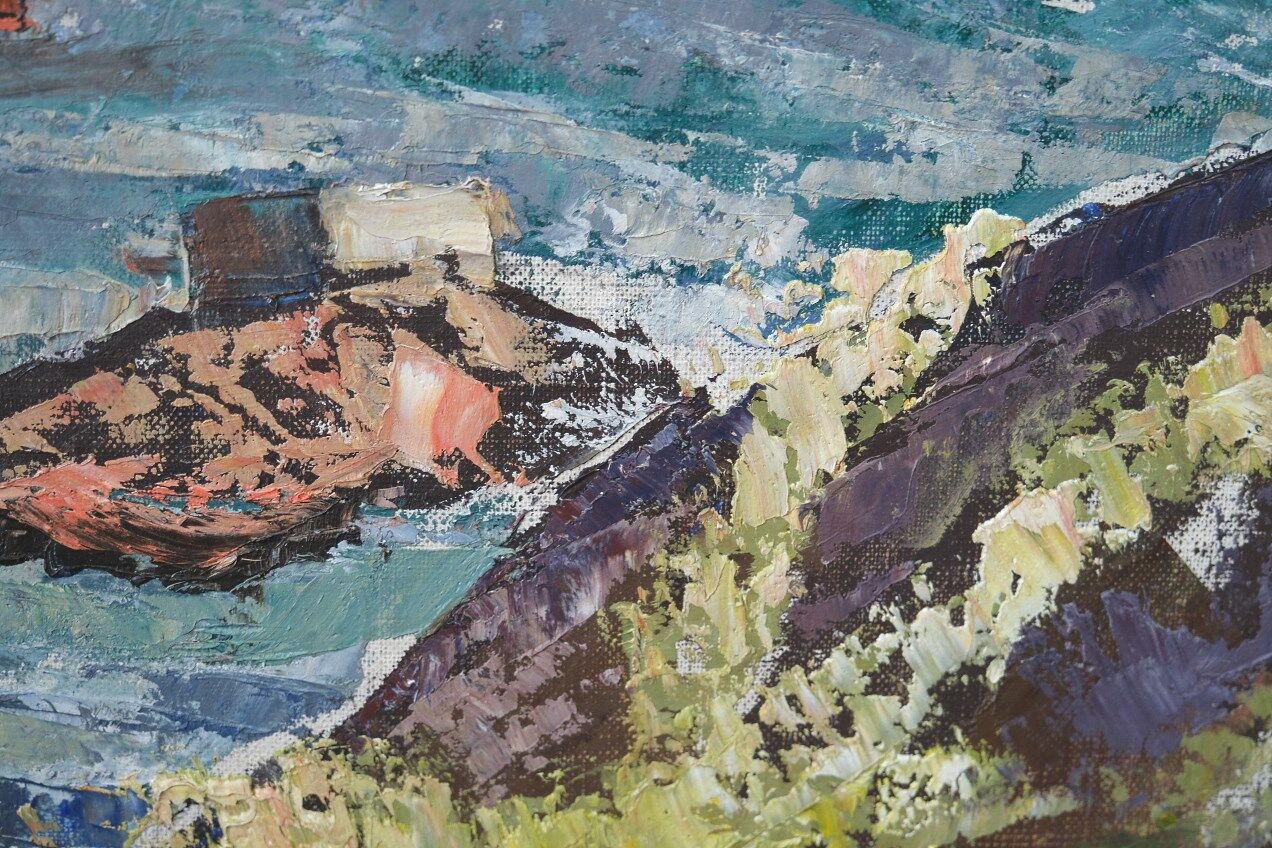 Torsten Torstenson (1901-1974), Swedish Modern Painting, 1950s, Oil on ...