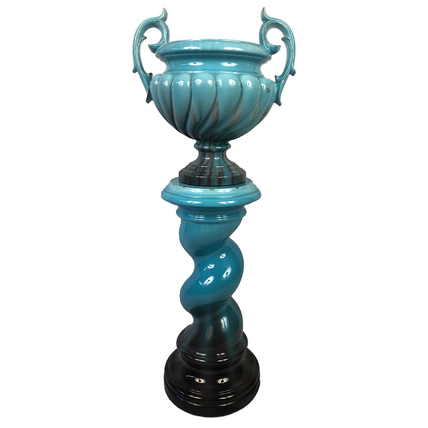 Jérôme massier, vallauris vers 1900, complet en céramique émaillée ...