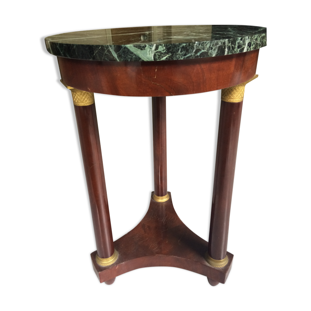 Guéridon style Empire avec dessus marbre | Selency