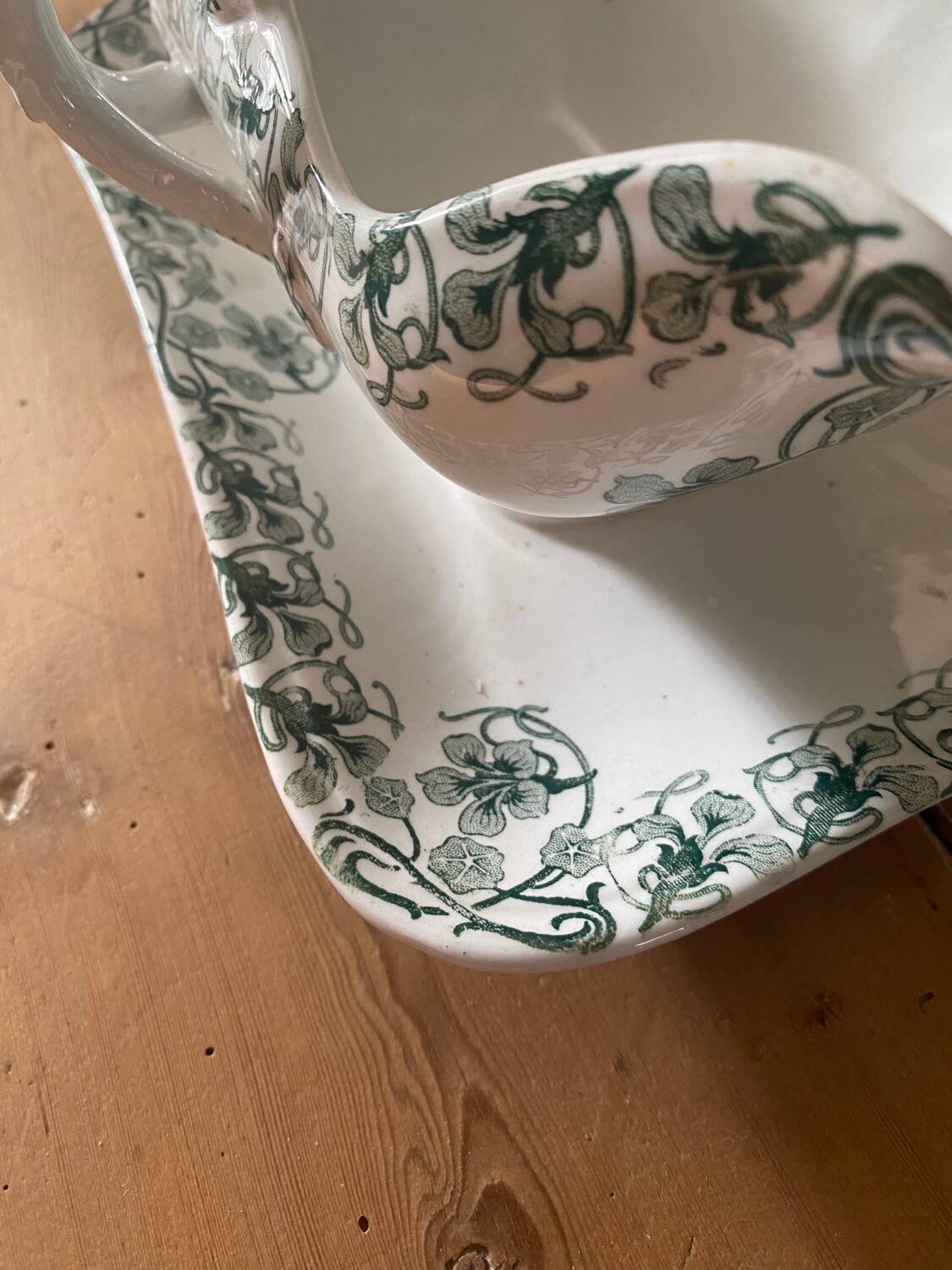 Saucière BFK Boch Frères Keramis modèle Capucines | Selency