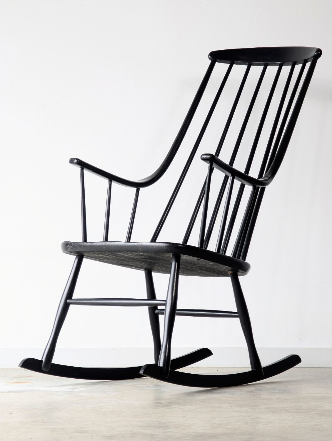 Fauteuil bascule vintage Grandessa, Lena Larsson édition Nesto, 1960 ...