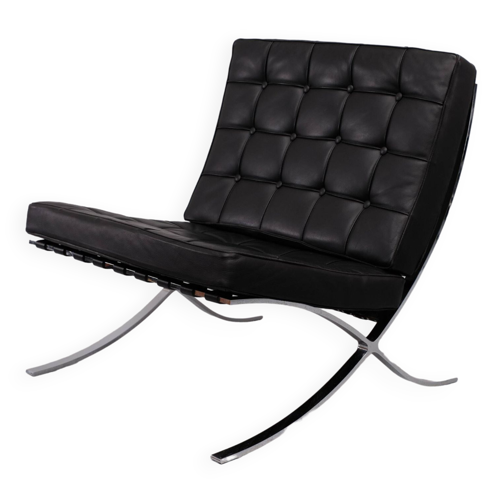Chaise Alivar Barcelone Ludwig Mies van der Rohe années 1990 | Selency