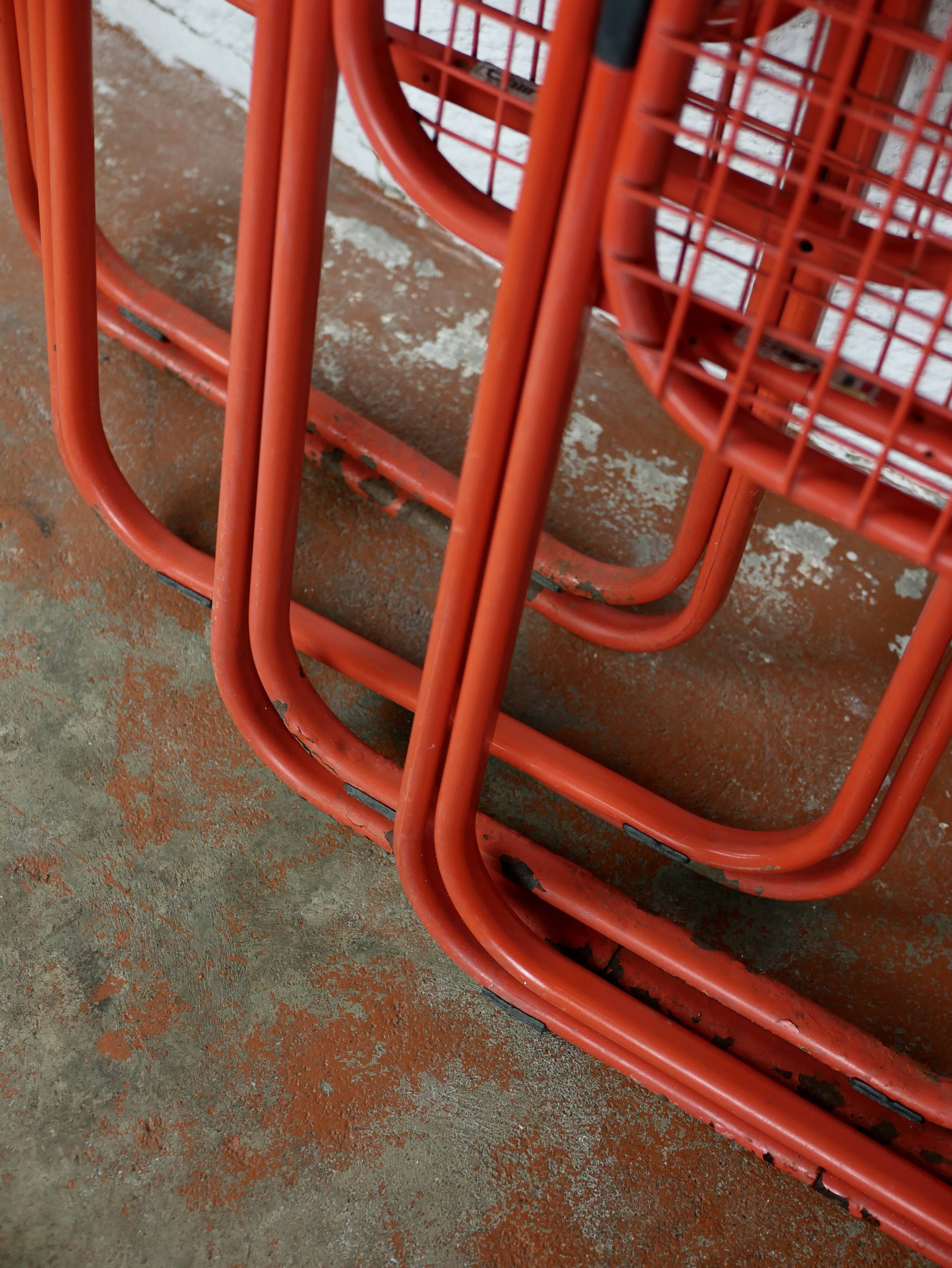 Series of 4 folding chairs by Talin, Italy | Selency