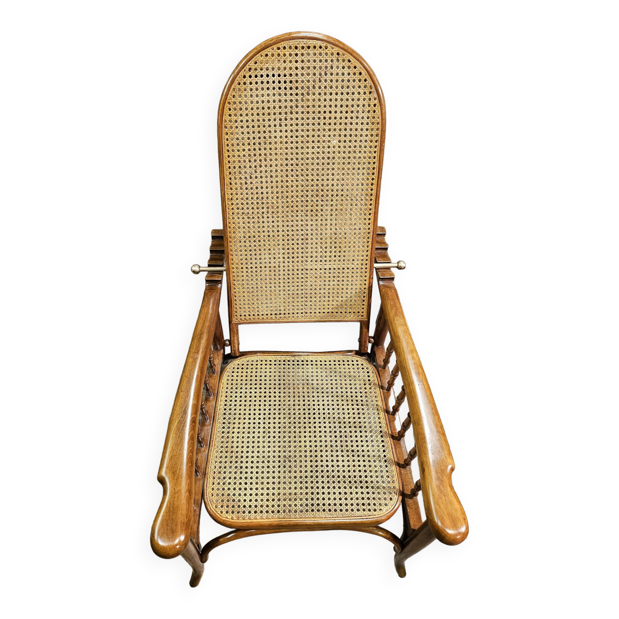 Fauteuil fischel à crémaillère début xxe siècle | Selency