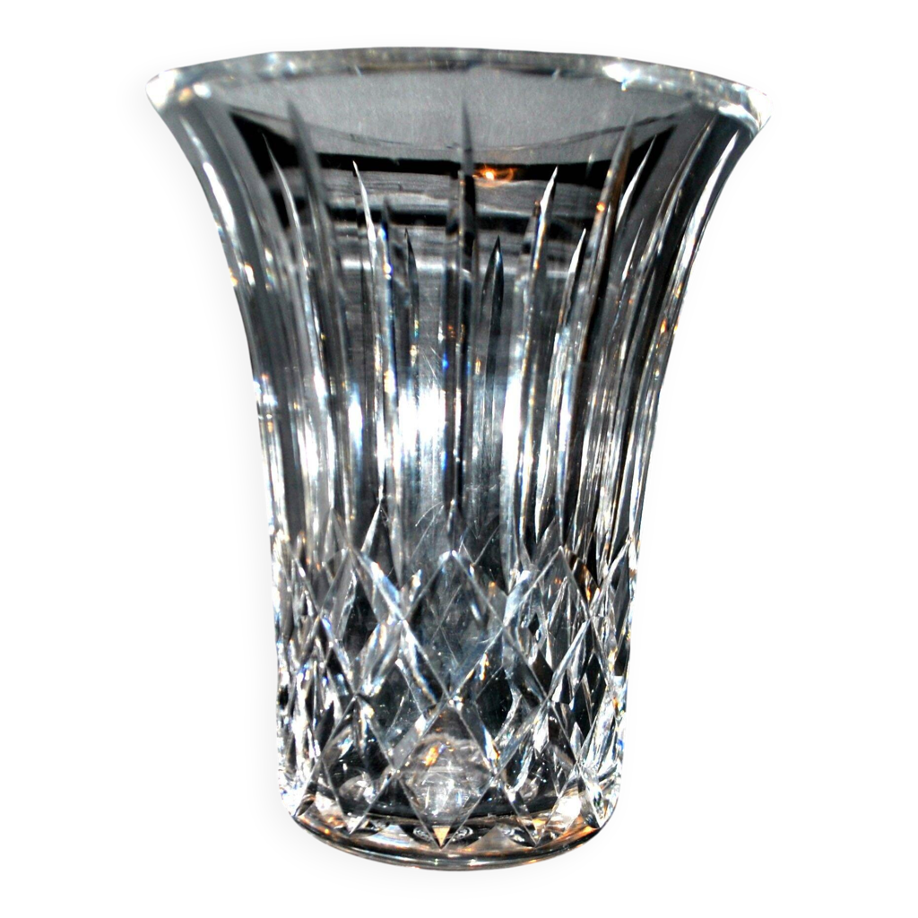Vase en cristal taillé signé "Cristal St Louis France" H20 | Selency