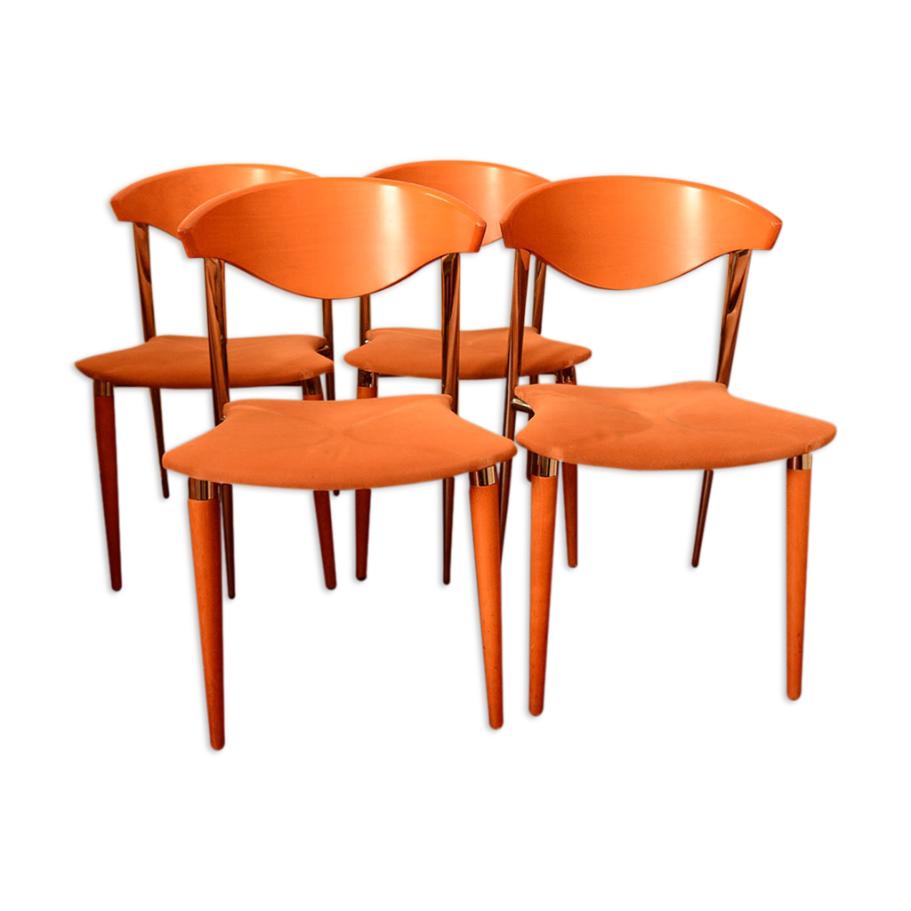 4 chaises Paco Capdell vintage | Selency