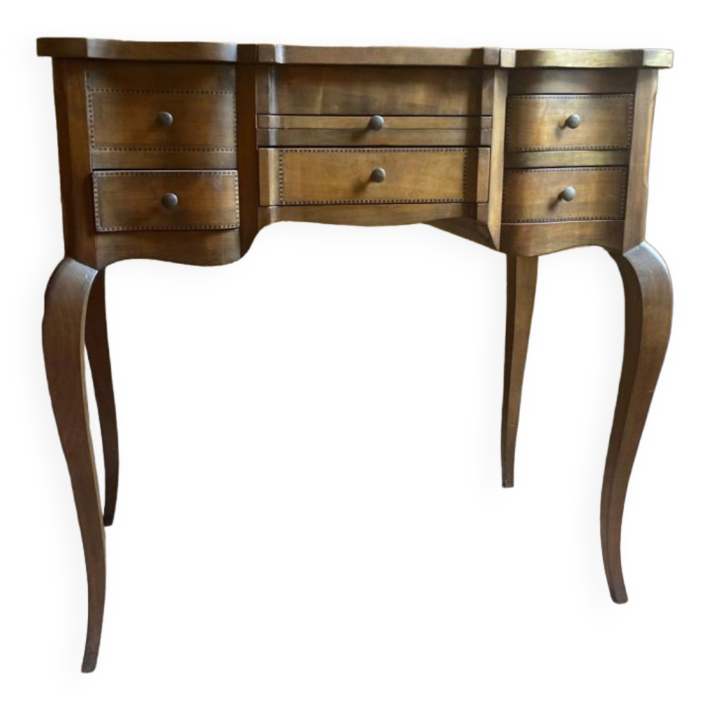 Coiffeuse console époque 1900 en cerisier | Selency