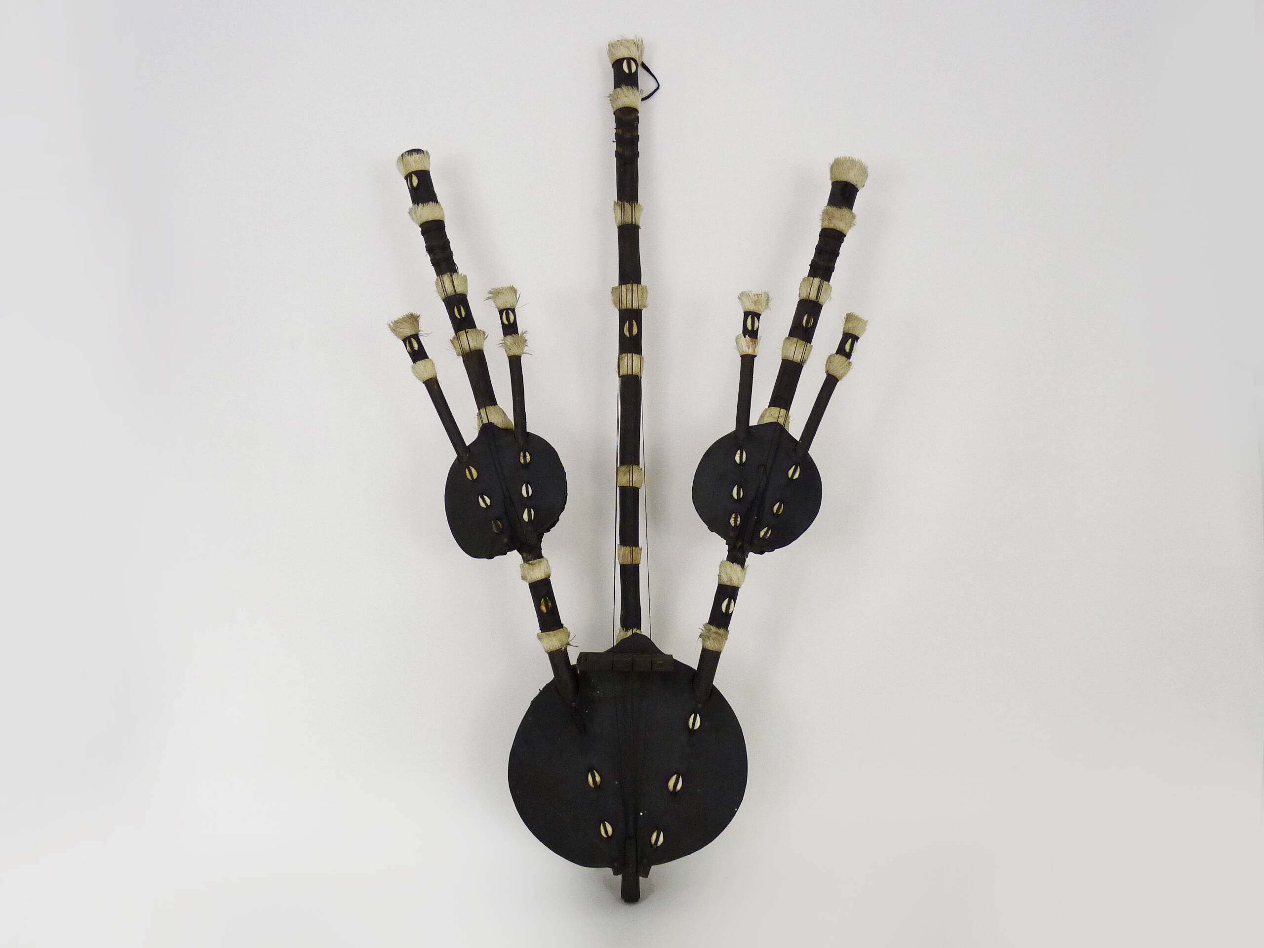 Ancient African Kora with 3 arms. African Art. 50s 60s | Selency