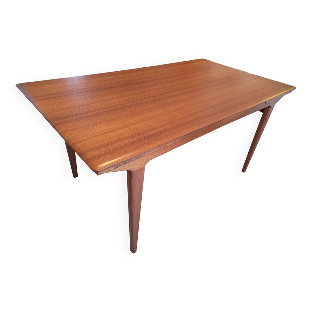 Table de sable à manger design scandinave en teck | Selency