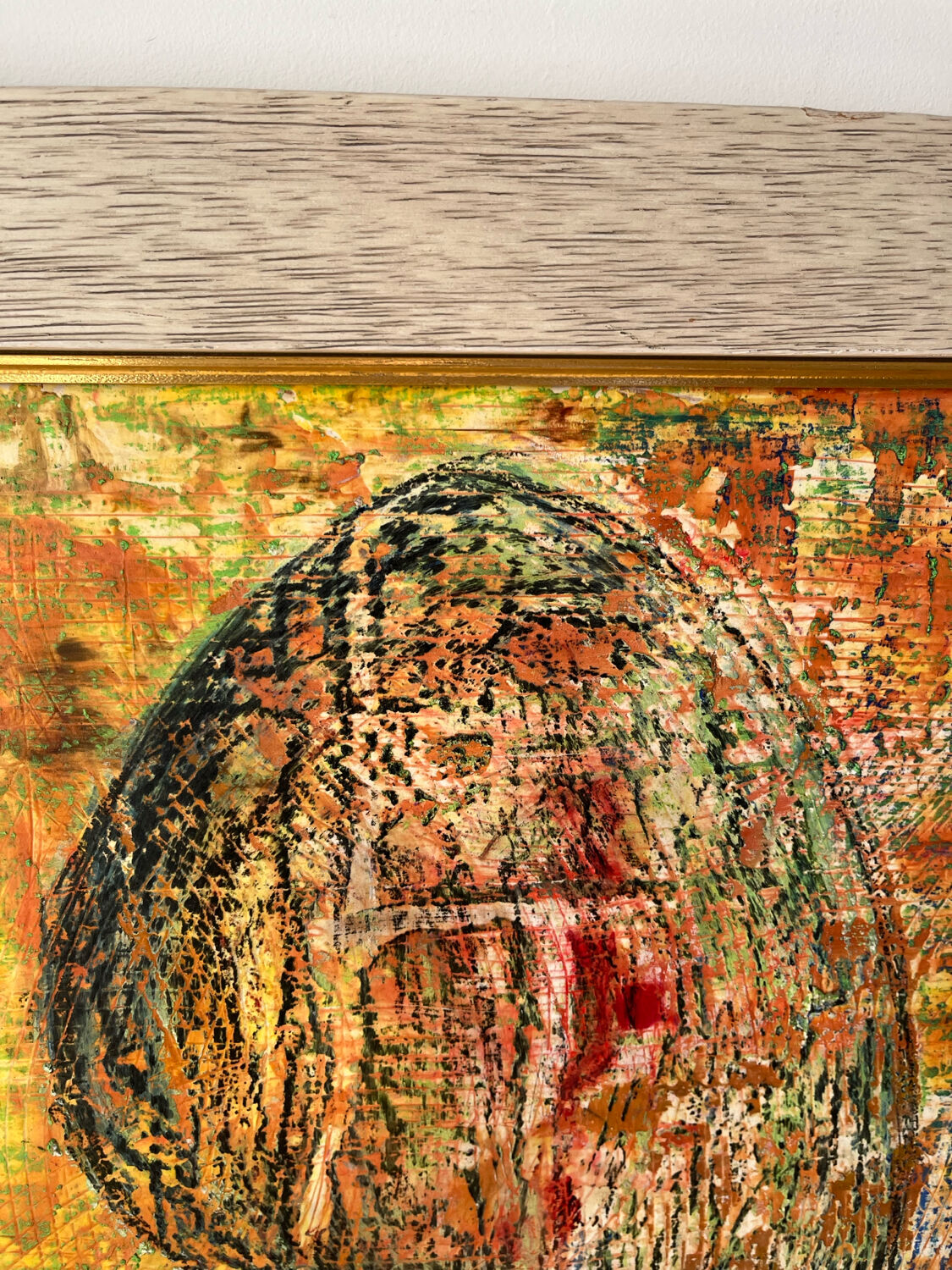 L’arbre, technique mixte, signé Sandra Malheiros 2002 | Selency