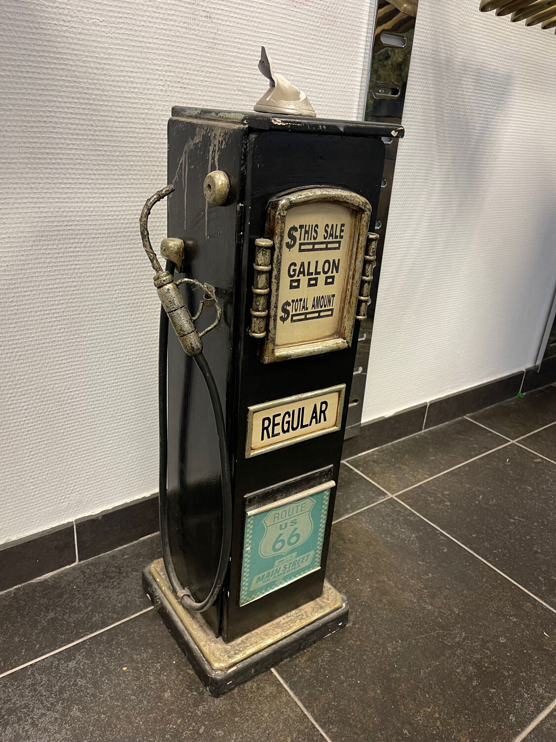 Pompe à essence US vintage décorative | Selency