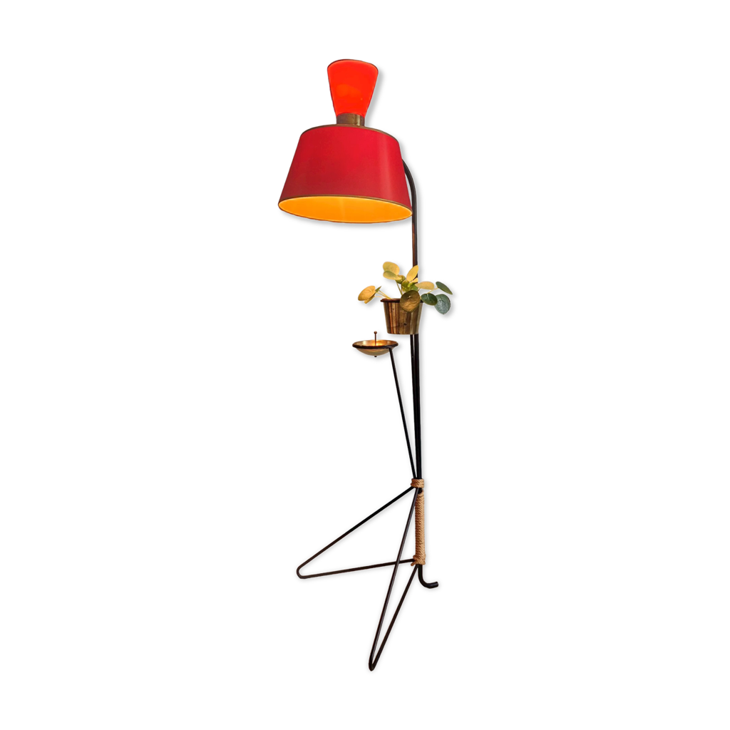 Lampadaire diabolo, design italien, années 50 | Selency