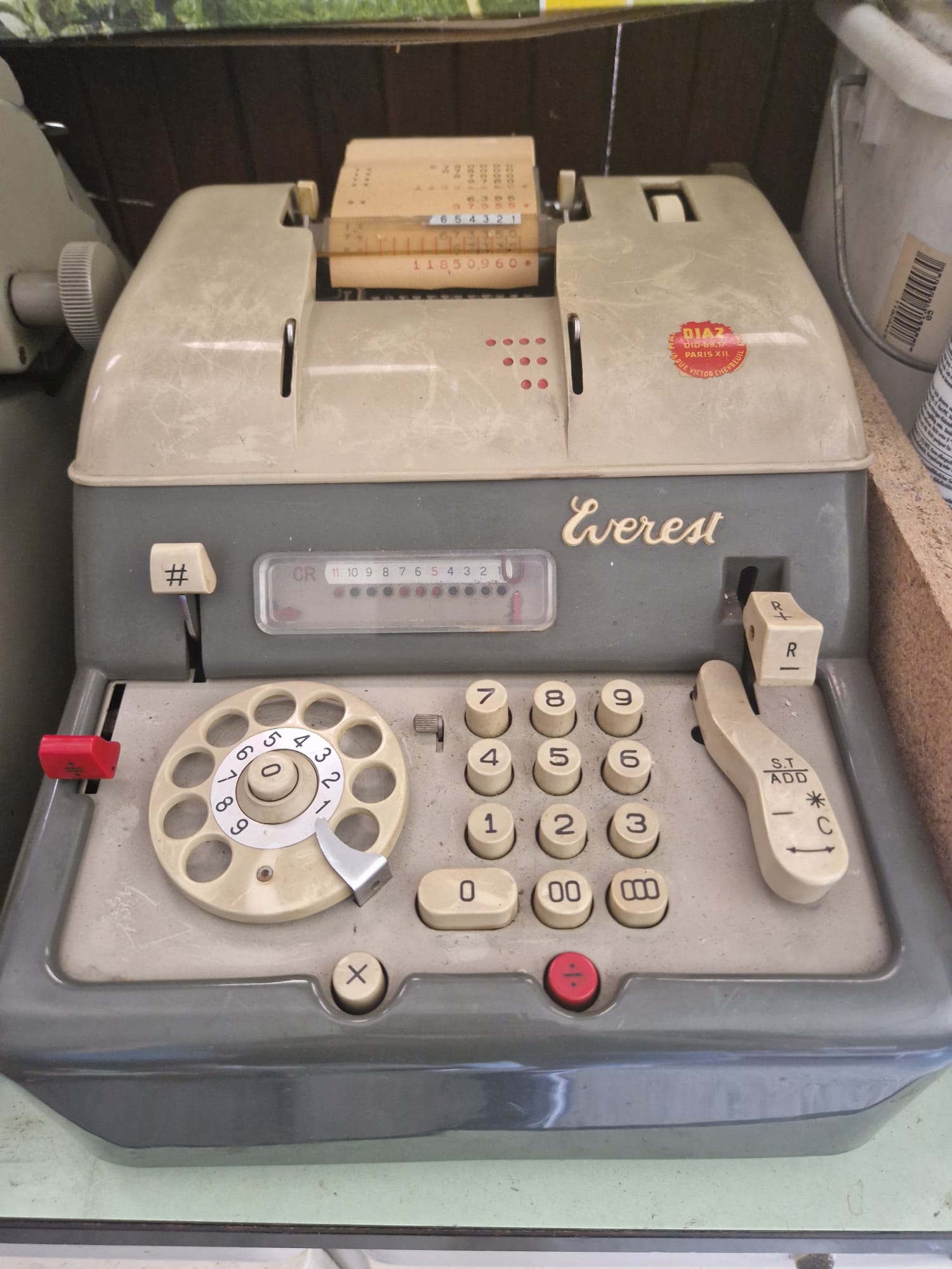 Machine à calculer électrique imprimante - everest | Selency