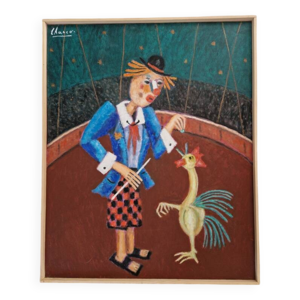 Roland Chanconnier dit Chanco (1924-2017), ami de Picasso - Huile sur ...