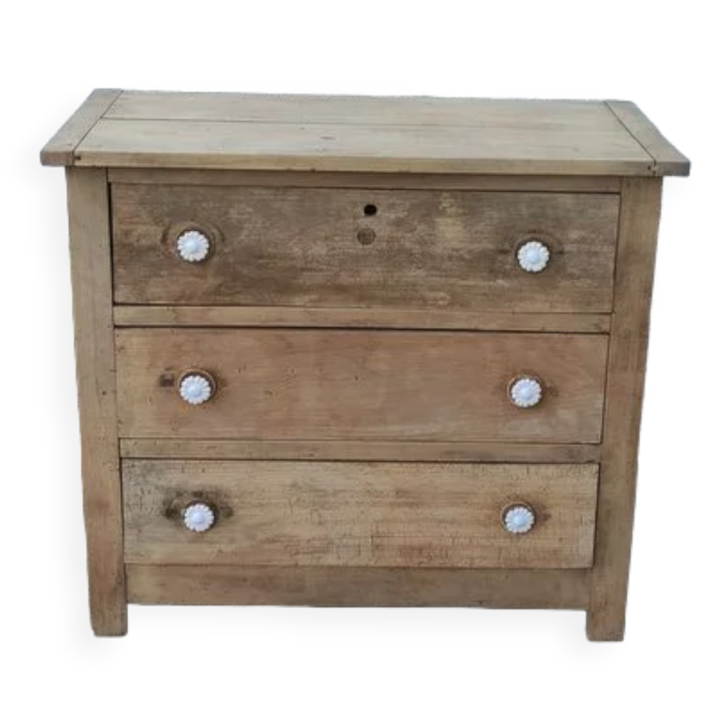 Commode en bois naturel | Selency