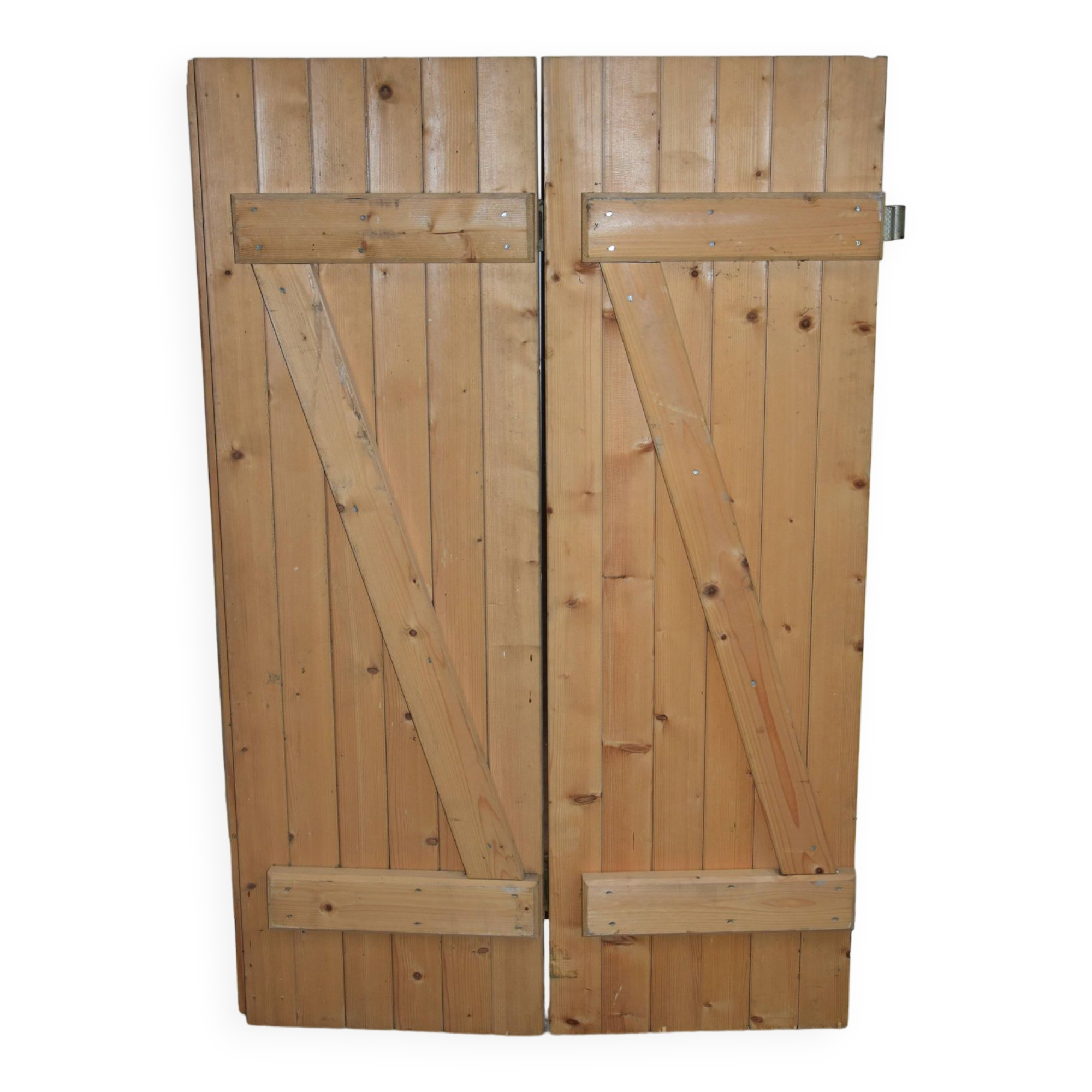 Volet en bois double battants repliable | Selency